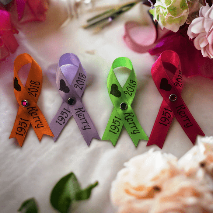 Buy Personalised Memorial Ribbons - Heartfelt Inspirations