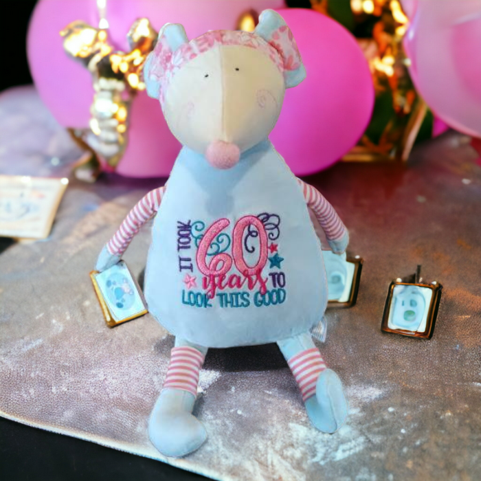 Personalised Embroidered Oeko/Cubby Birthday Animals – Any age ...