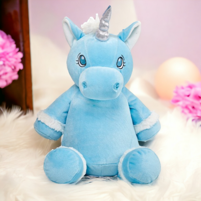 Personalised Embroidered Unicorn Cubby Bear – Heartfelt inspirations